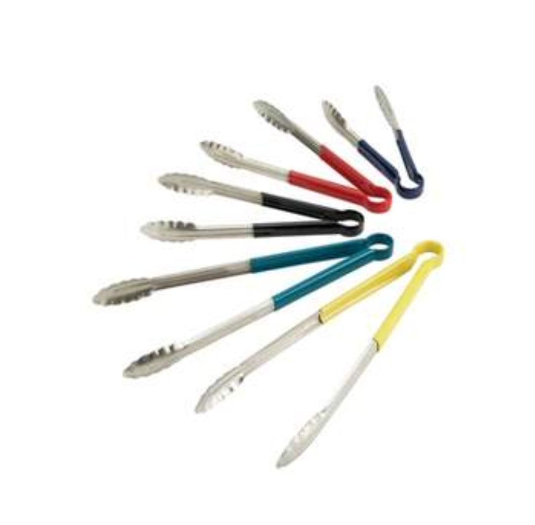Utility Tong Stainless Steel with Ergonomic PVC Handle